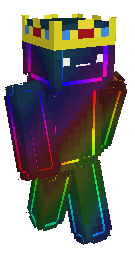 Crown Rainbow Minecraft Skin | laby.net