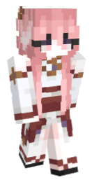 Girl Genshin Impact Minecraft Skin | laby.net