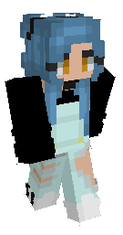 Blue Hair Skin de Minecraft | laby.net