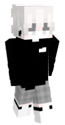 Boy White Hair Skin de Minecraft | laby.net