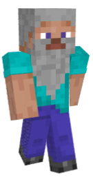 Steve Gray Hair Minecraft Skin | laby.net