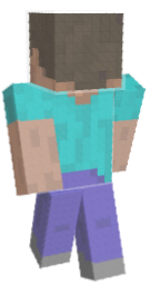 Steve Backwards Minecraft Skin | laby.net