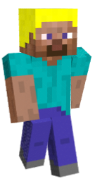 Steve Yellow Hair Minecraft Skin | laby.net